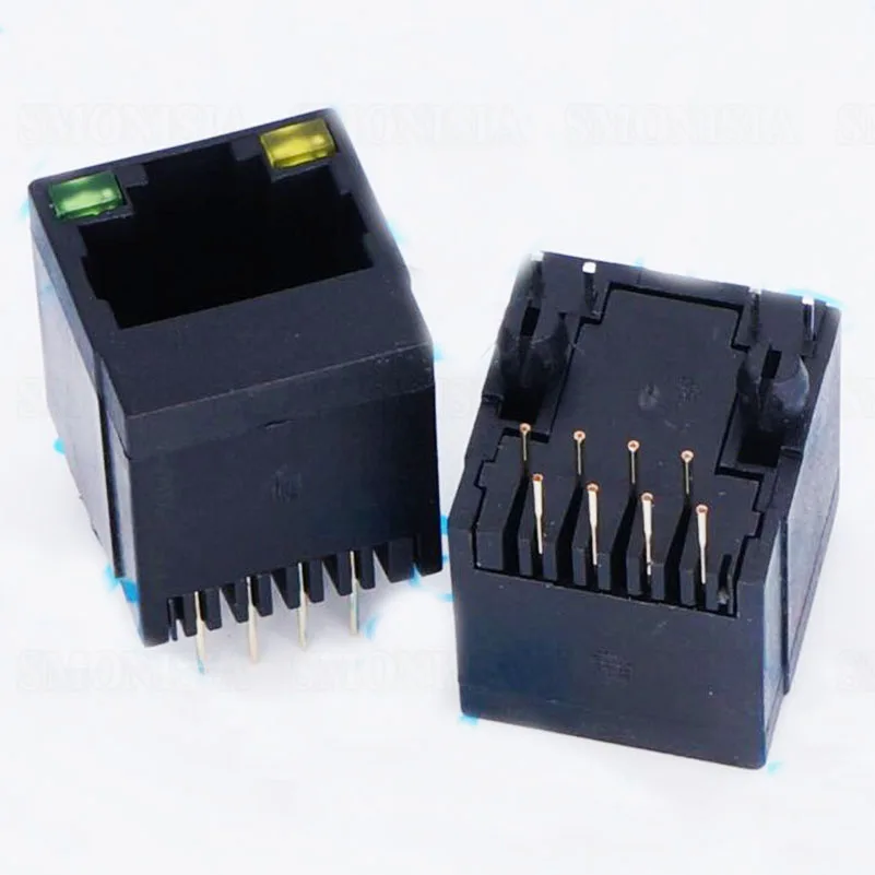 RJ45 Network Female Socket Vertical With Light 5224 All Plastic ...