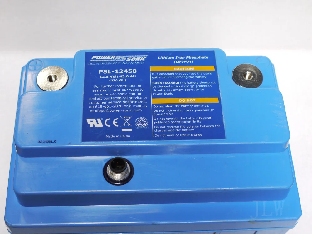 Power Sonic LiFePO4 Lithium Battery 12v 45Ah PSL 12450 for Camping ...