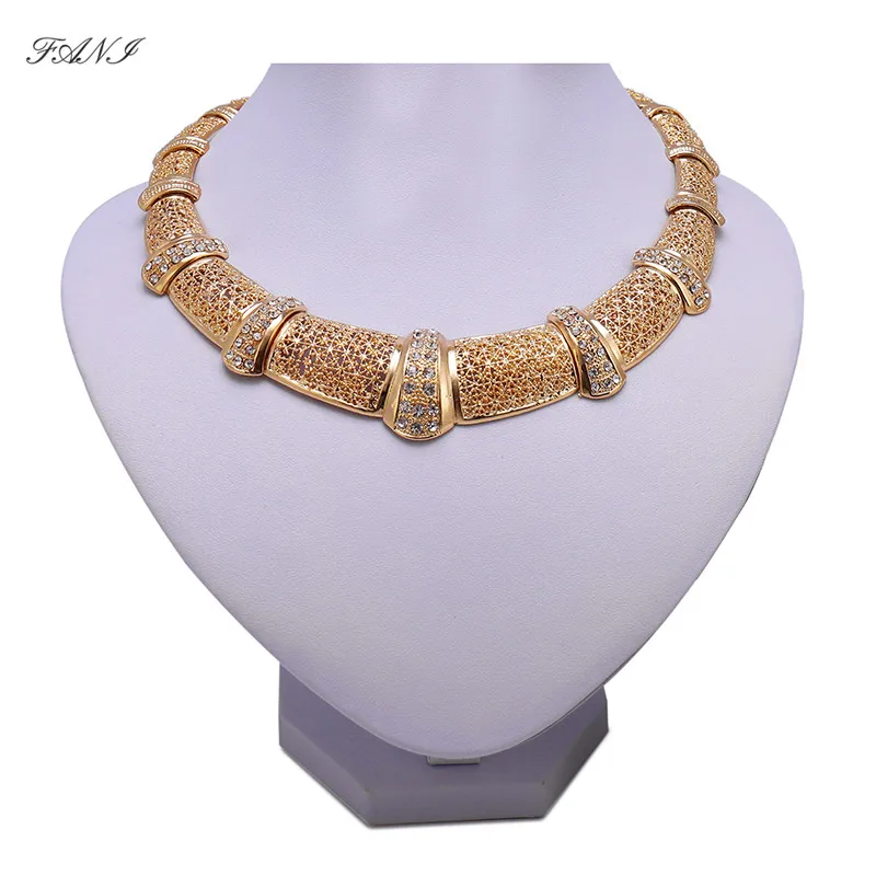 Fani collares gruesos de Metal para mujer, Gargantilla, joyería de moda ...