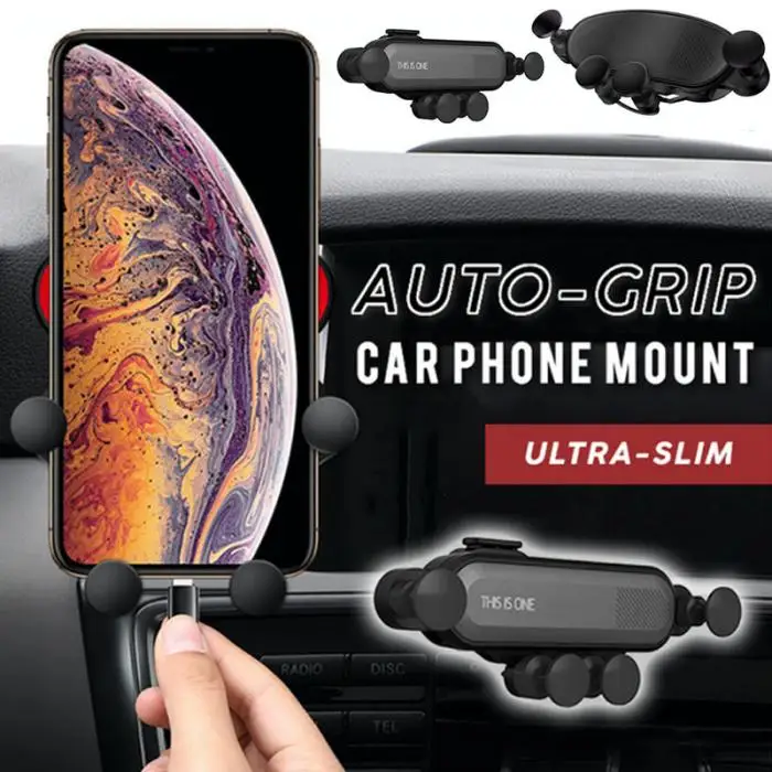 Universal Car Phone Mount Auto Air Vent Grip Gravity Car Phone Holder|Phone Holders & Stands ...