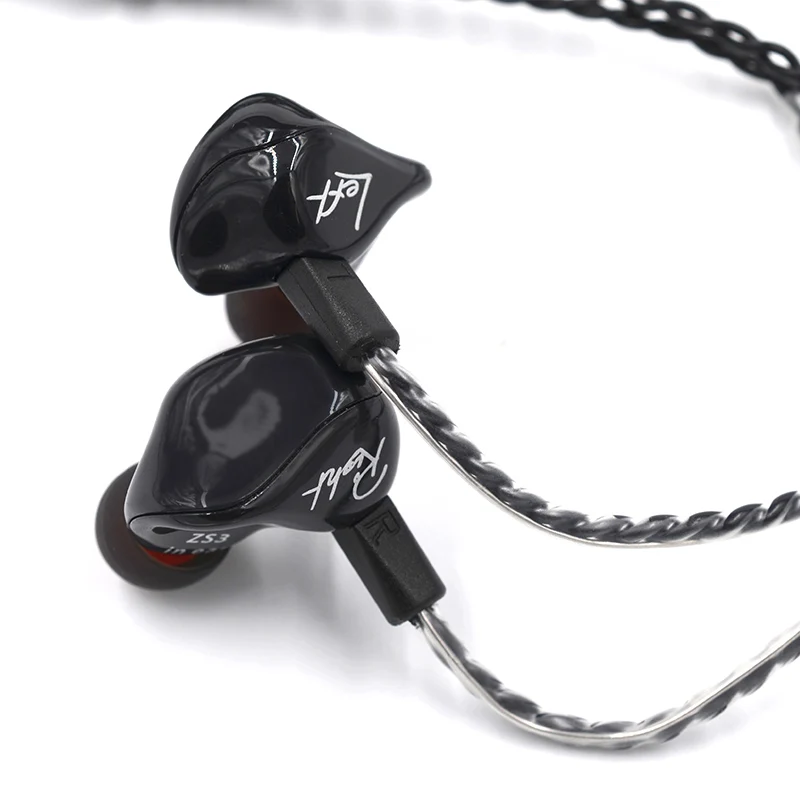 Best Price KZ ZS3 Ergonomic Detachable Cable Earphone In Ear Audio ...