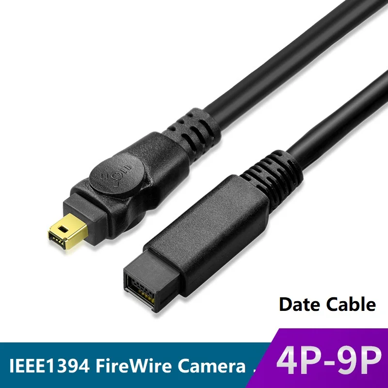 1.5m 3m 5m 10m IEEE1394 data cable 4P to 9P firewire800 to 400 male to ...