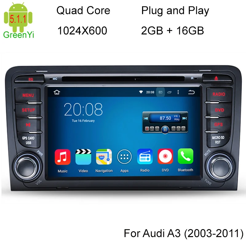 Online Buy Wholesale audi a3 navigation system from China audi a3 ...