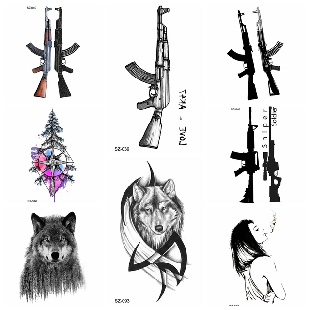 Military Sniper Tattoo Designs
