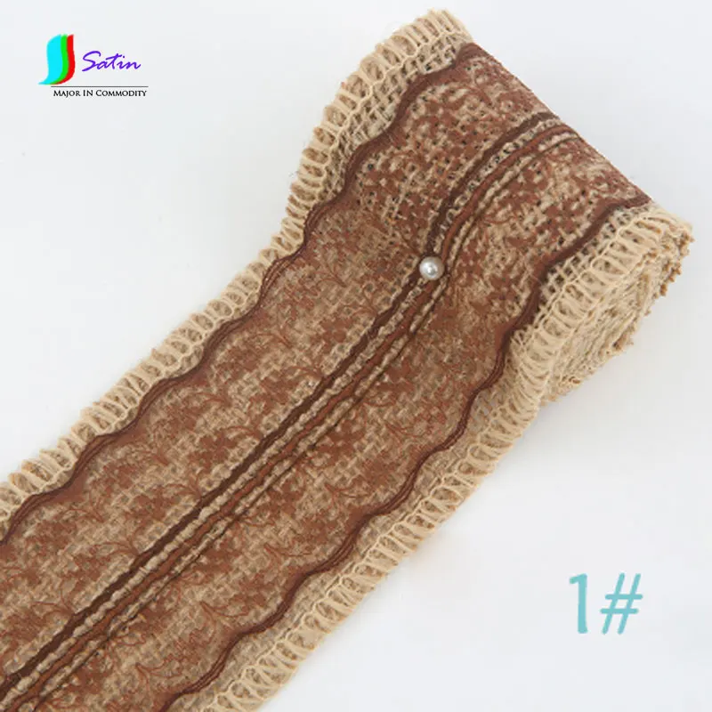 Color Thick Hemp Rope Color Lace Hemp Roll Wide Yellow Hemp Line Linen ...