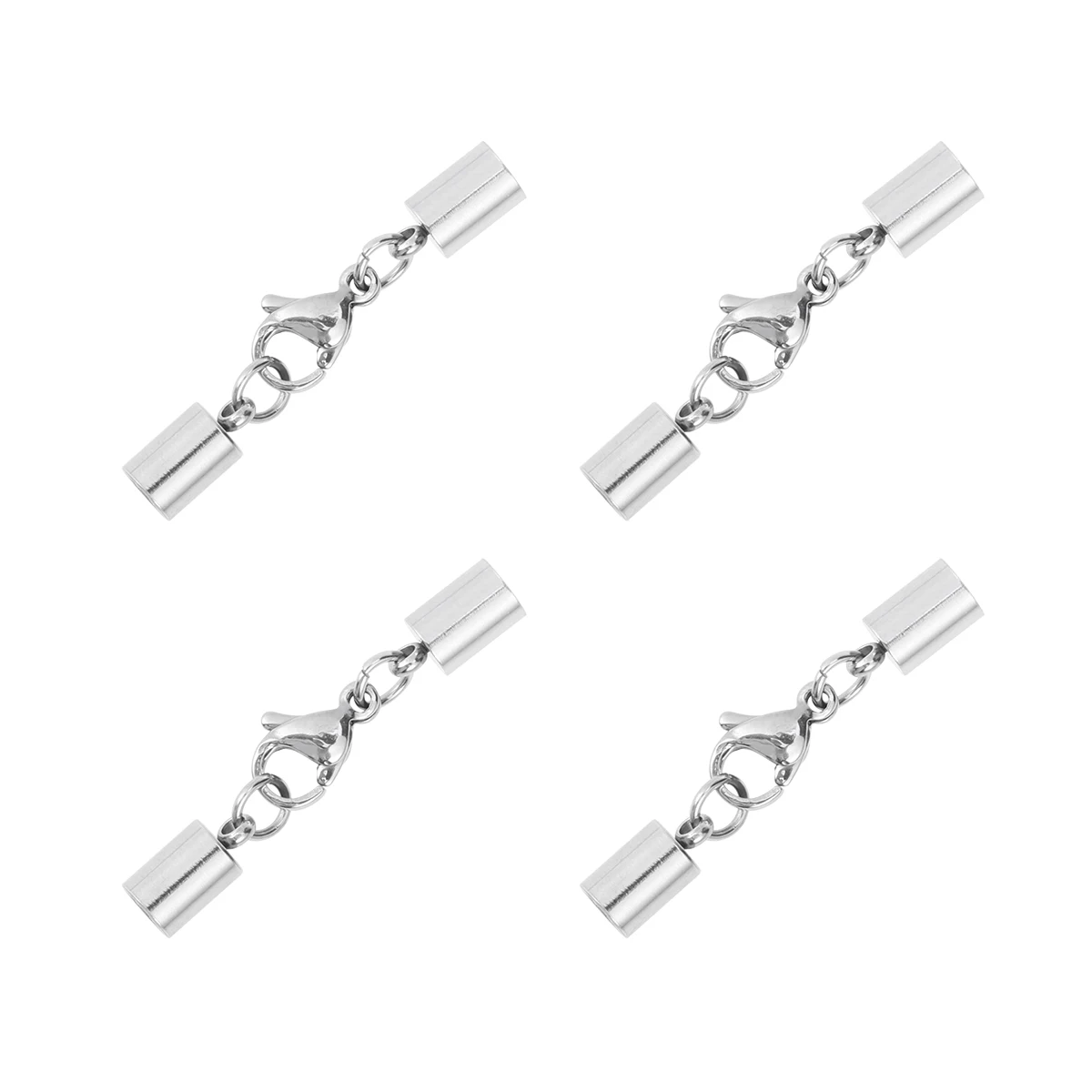 4pcs String Fasteners Stainless Steel Simple Funny Durable Bracelet ...