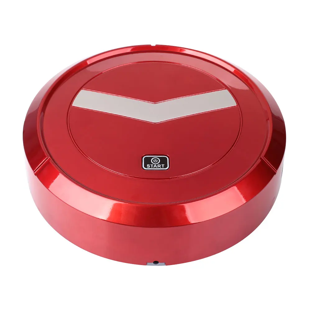 Mini USB 2 Em 1 Chão Recarregável Recarregável Aspirador de pó Automático Inteligente Robô de ...