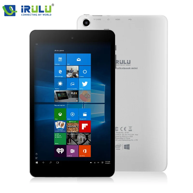 iRULU Walknbook Windows Tablet Win 10 8" 1280*800 IPS Intel Baytrail T ...