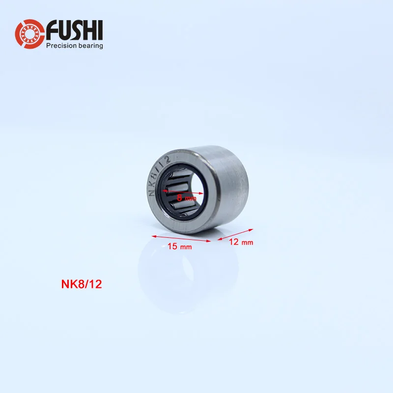 NK8/12 TN Bearing 8x15x12 mm ( 5 PC ) Solid Collar Needle Roller ...