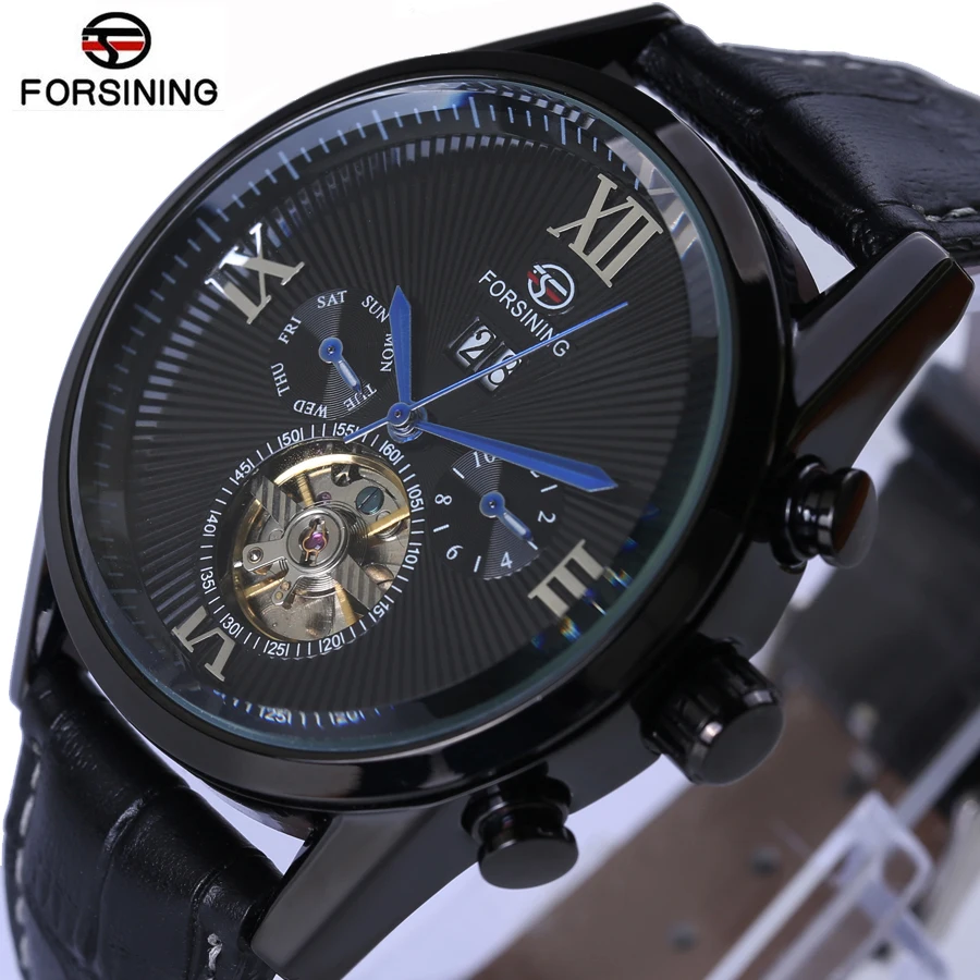 Mens Watches Top Brand Luxury Forsining Men Sport Tourbillon Automatic ...