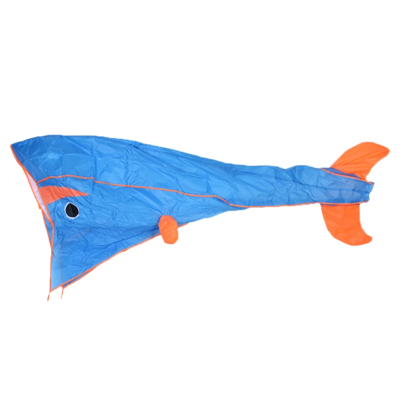 3D Outdoor Cute Dolphin Kite Huge Light Weight Soft Parafoil Kite Giant ...