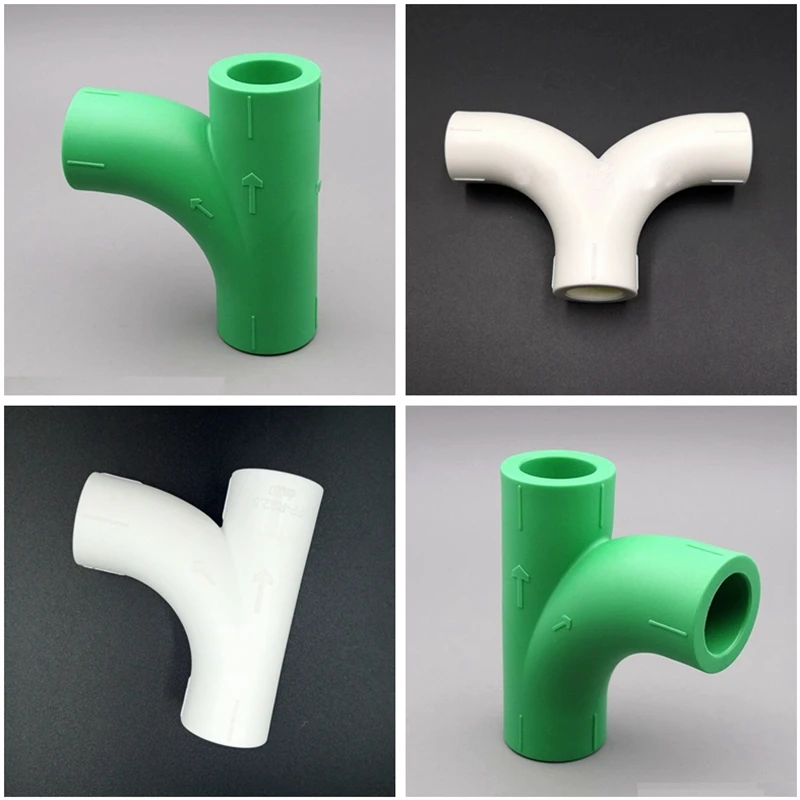 10pcs Inner 20mm 25mm PPR Pipe Downstream Tee Connector Big Flow Home ...