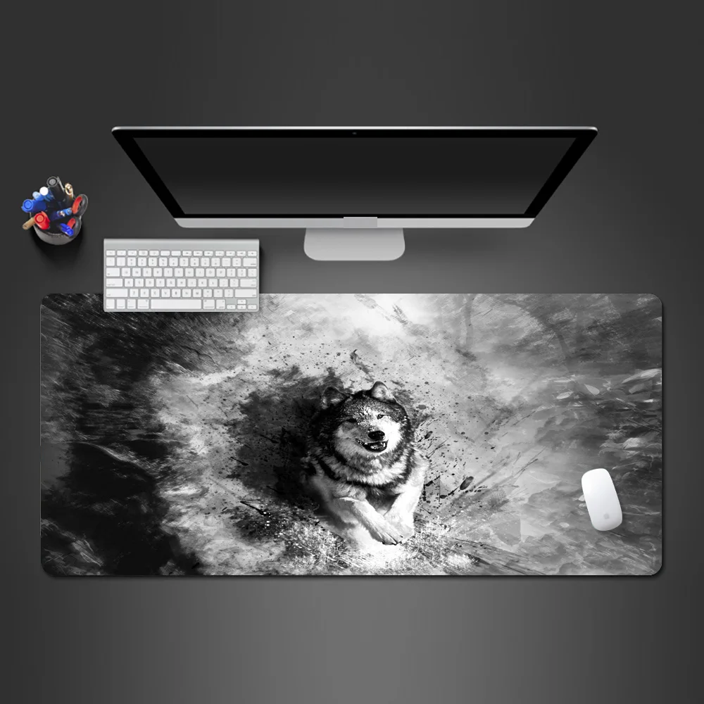 베스트 셀러 Domineering 늑대 동물 마우스 패드 좋은 품질 Mousepad 게임 플레이어 매트 게임 마우스 패드 고무 ...