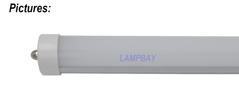 LED Tube Bulb 8ft 2.4m 40W 48W Rotated Base FA8 R17D(HO) Lamp T8 T10 T12 F96 Fluorescent Light ...