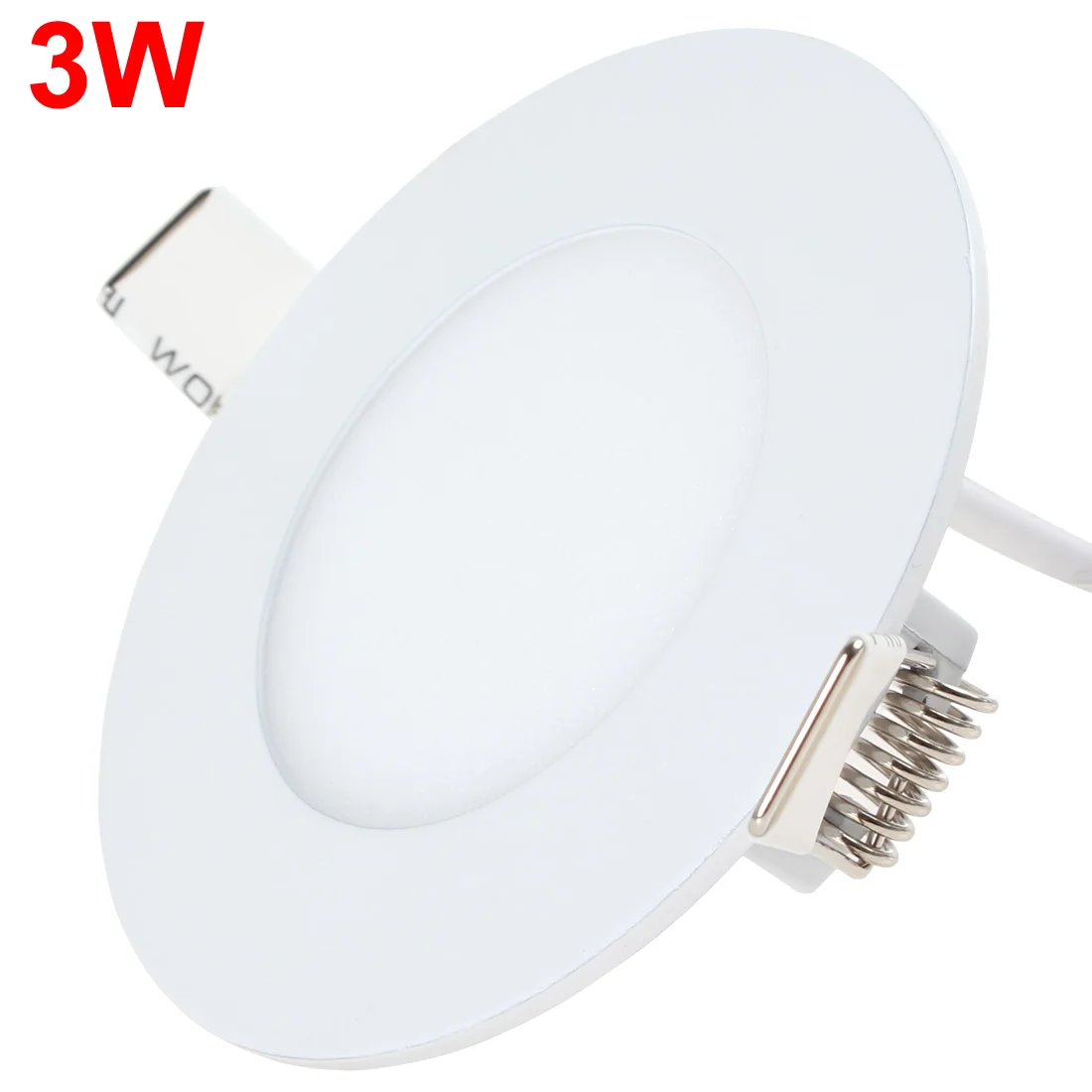 3W LED Panel Light Ultra Thin 90mm Diameter Circular Energy Saving 15 ...