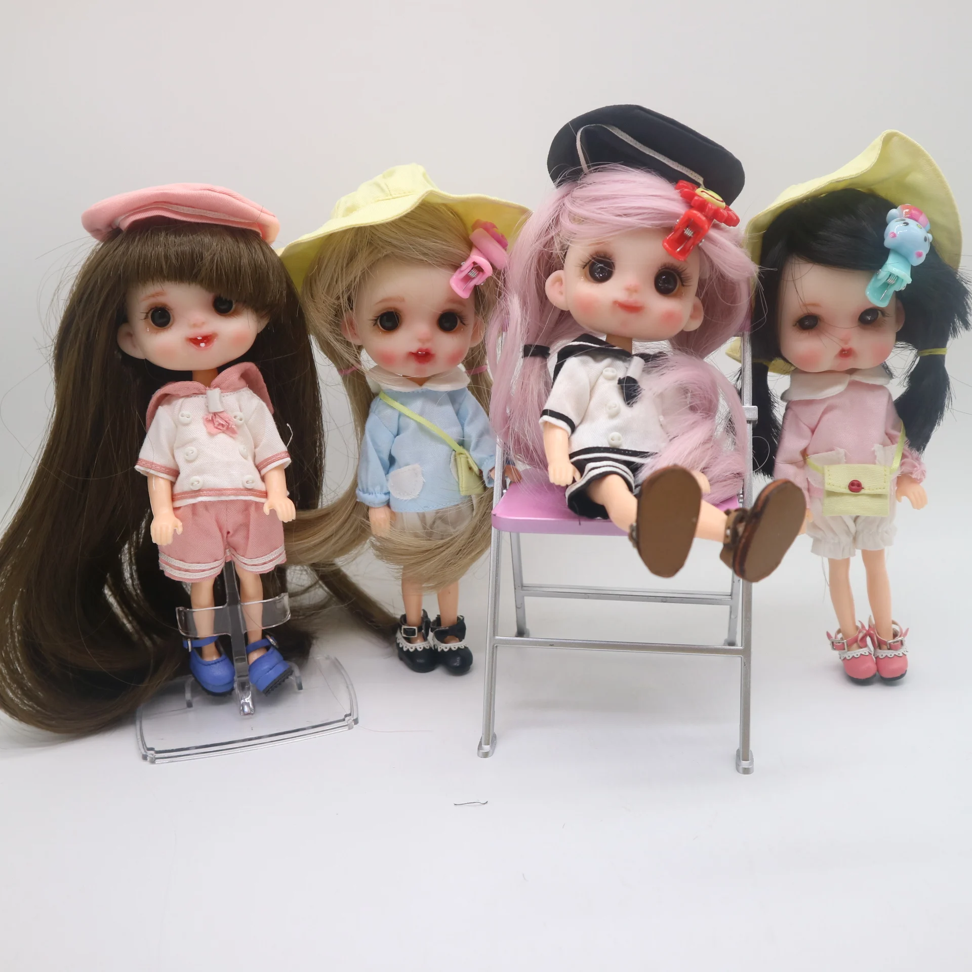 Ob11 Handmade Doll Customization Dolls Mini Doll Polymer Clay Doll ...