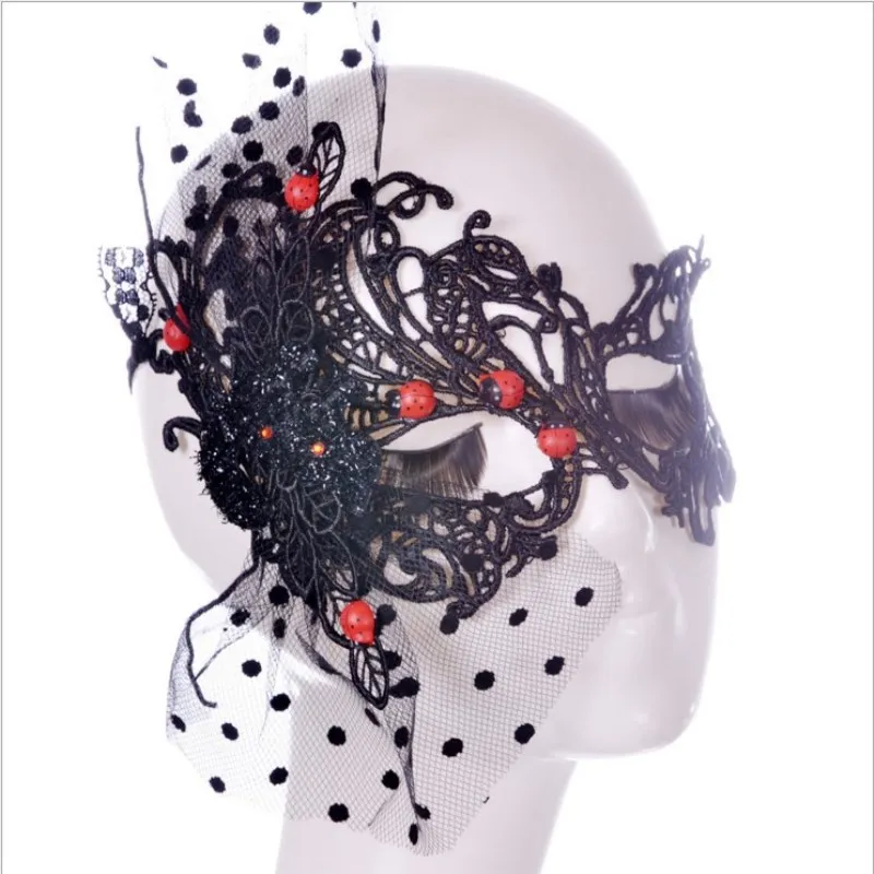Ladies Fashion Sexy Lace Mask Theme Dance Parties Mask Halloween ...