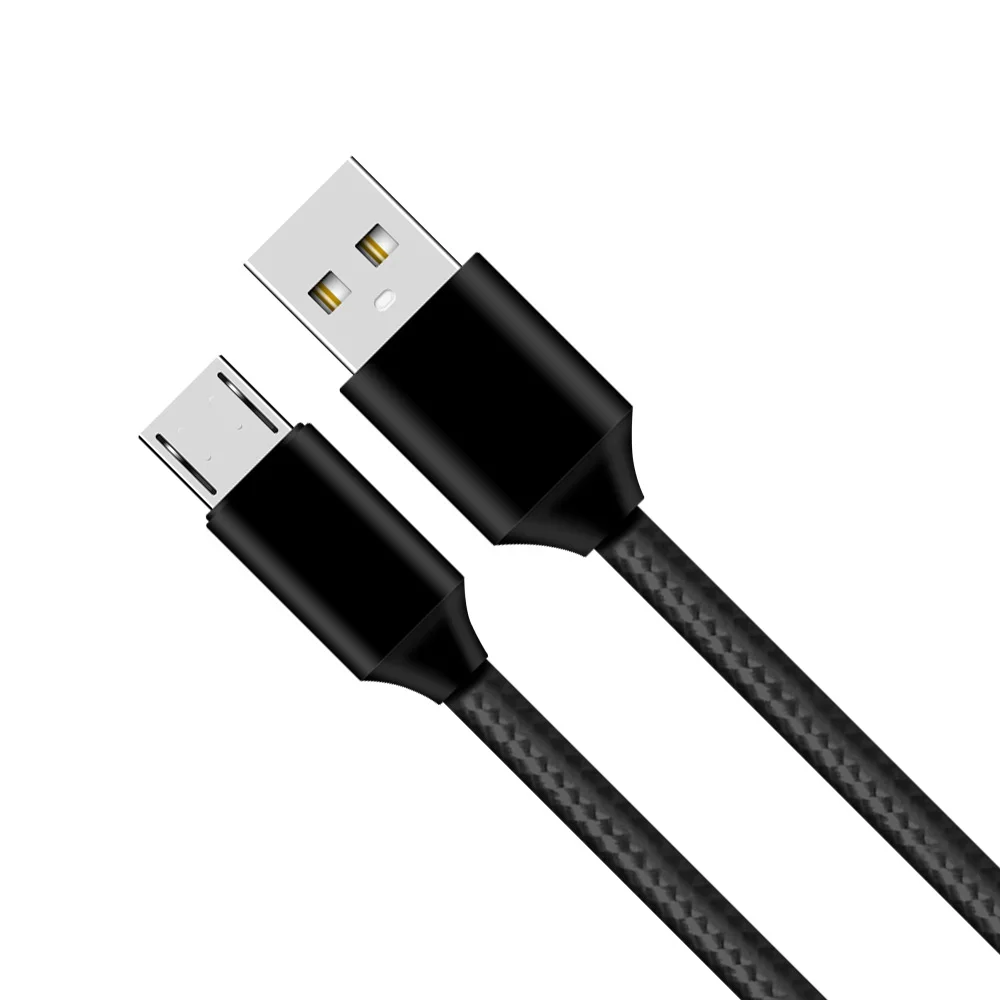Micro USB TYPE C Cable Nylon Braided High Speed USB Charger cord 3ft 1M ...