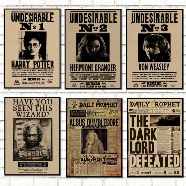 Aliexpress.com : Buy Harry Potter Wanted Order Undesirable No.1 Vintage ...