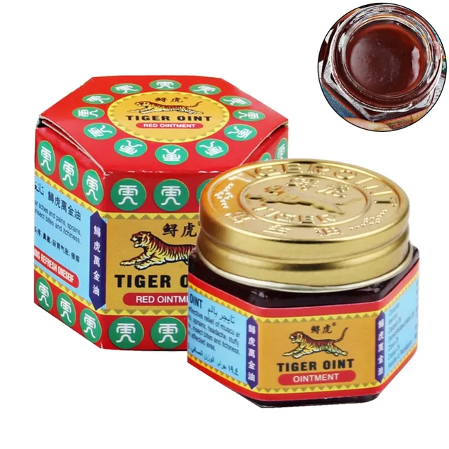 6PCS Red White Tiger Balm Ointment Chinese Medical Headache Pain killer ...