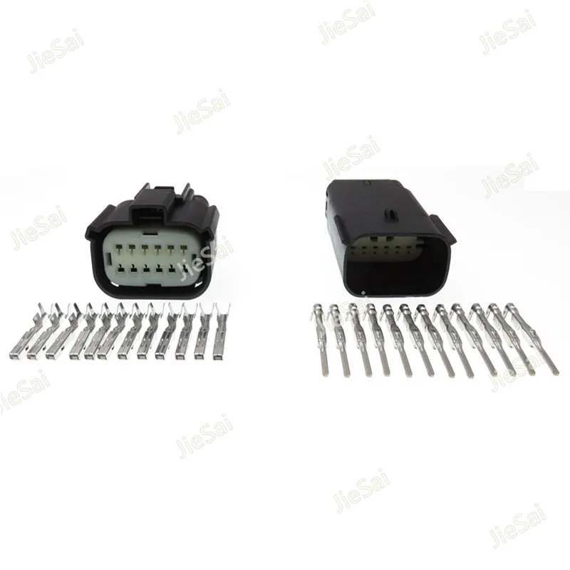 12 Pin 33472-1201 33482-1201 Automotive Headlight Plug Female Male ...