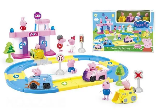 Peppa Pig Amusement park set with 4 figures Toys Doll|park play|set ...