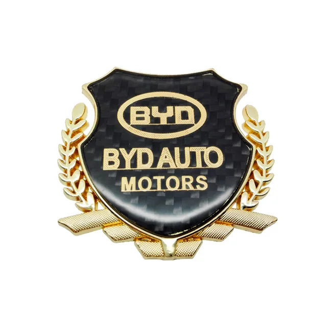 Automobile Styling Carbon Fiber Emblem for BYD F3 F3R G3 F0 F6 G6 S6 M6 ...