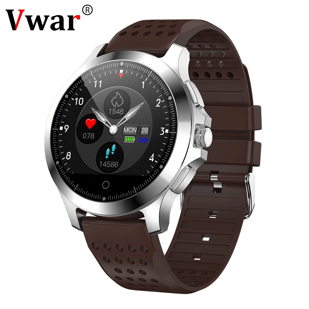 Vwar N66 PPG ECG Smart Watch Blood Pressure Heart Rate Monitor Men