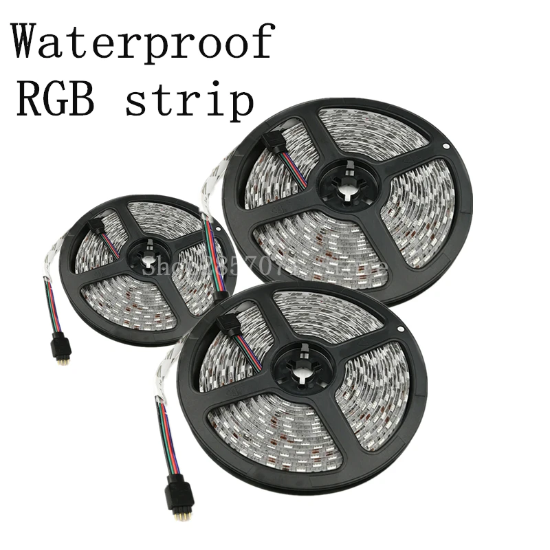5m-5050-RGB-LED-Strip-Light-DC-12V-300-LEDs-IP65-Waterproof-LED-Tape ...