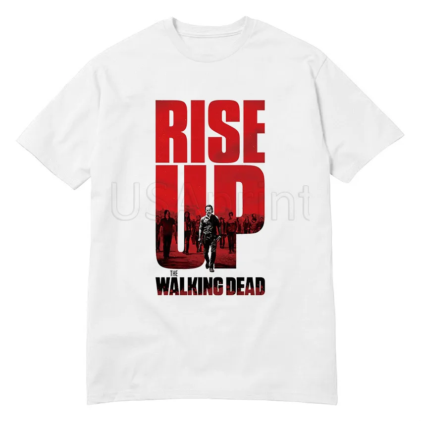 USAprint Street Fashion Clothing The Walking Dead T Shirts Men Horror ...