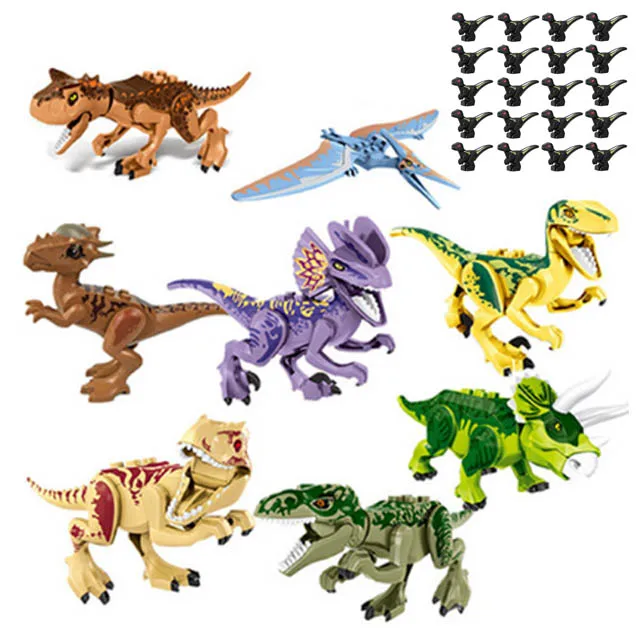 Brutal Raptor Building Jurassic Blocks World 2 Dinosaur Bricks Dino ...