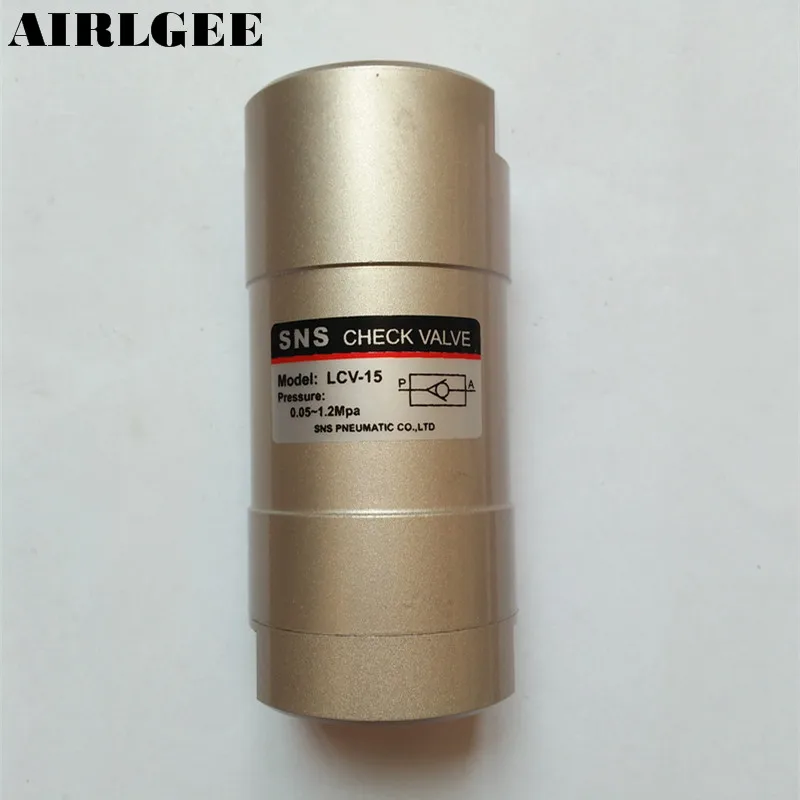 1/2" Port Size One Way Air Pneumatic Check Valve Lcv-15 - Valves ...
