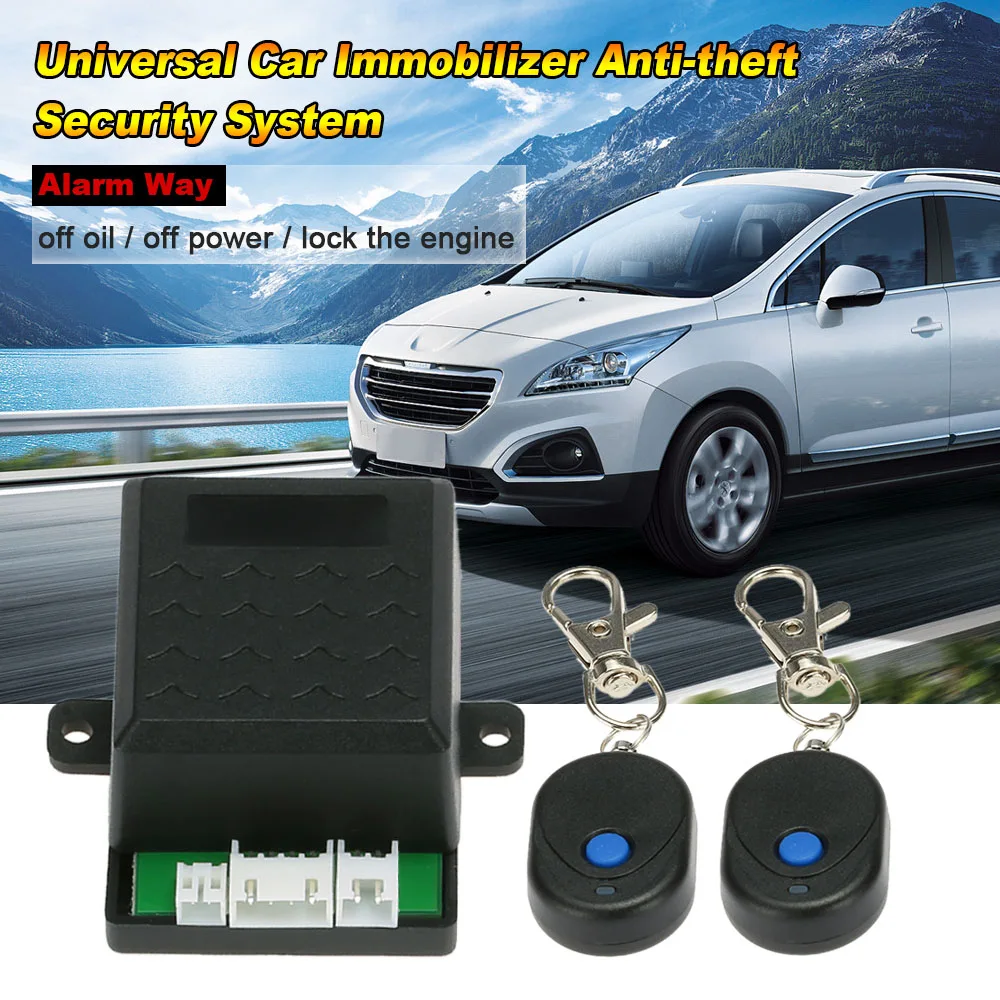 1-Way-Car-Immobilizer-Anti-Theft-Security-System-Auto-Keyless-Alarm ...