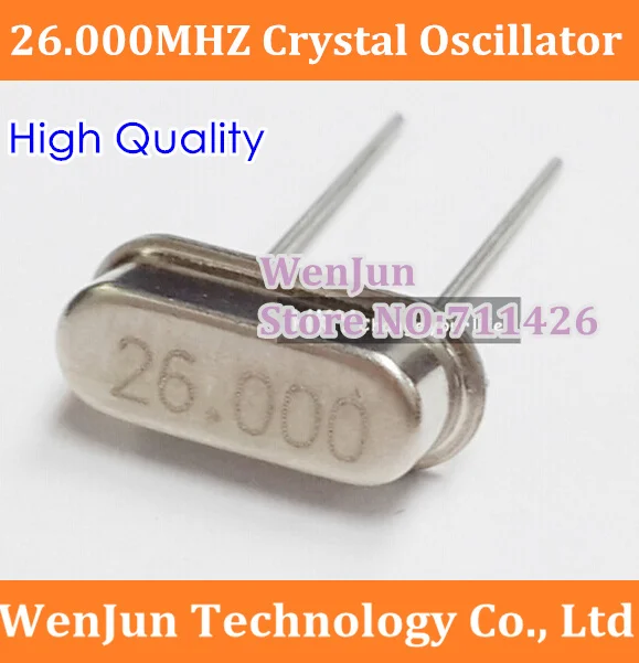26.000MHZ Crystal Oscillator 26MHZ Quartz crystal Plug-in crystal HC ...