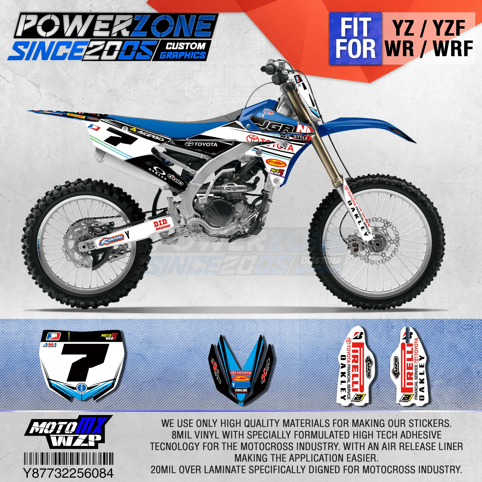 Powerzone Customized Team Graphics Backgrounds Decals 3m Custom ...