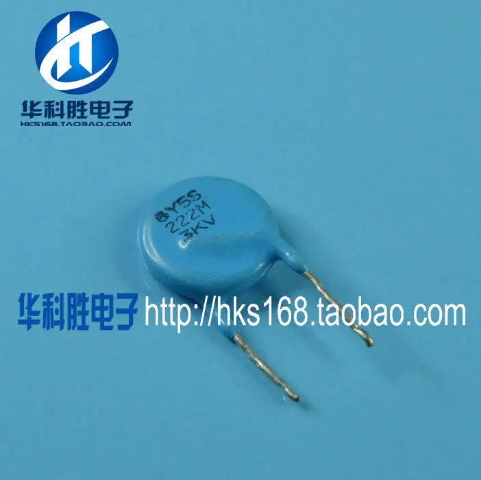 Free shipping 3KV 222M 222K new high voltage ceramic capacitor ...