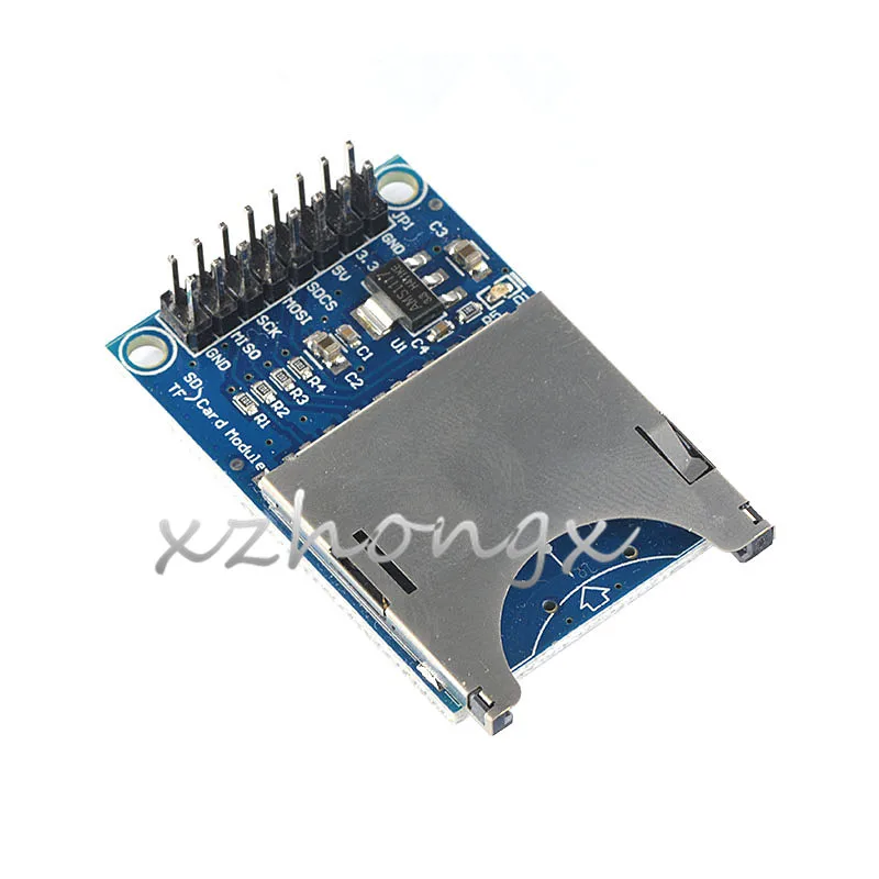 SD card reading and writing module microcontroller SPI SD interface SD ...