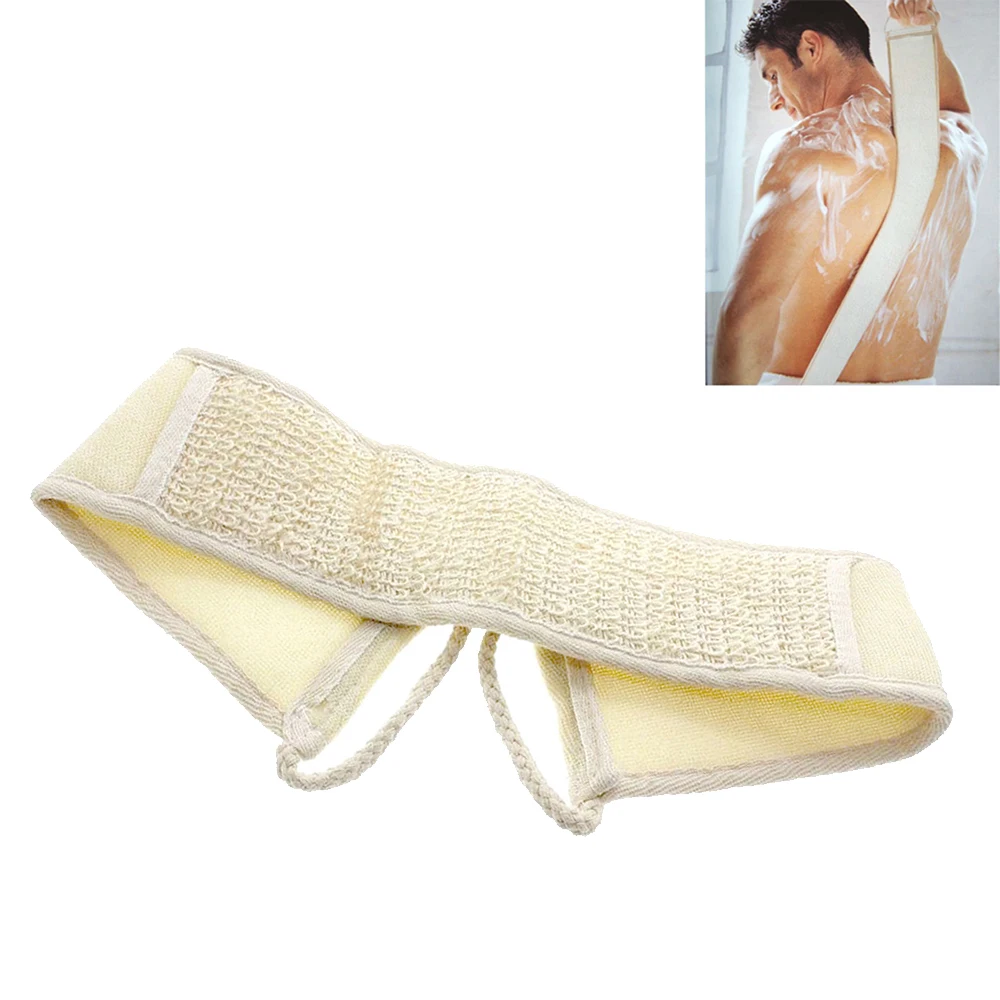 Natural Soft Exfoliating Loofah Back Strap Bath Shower Unisex Massage