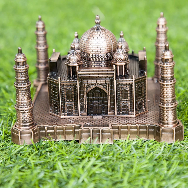 Taj Mahal Model of Metal India Tourist Souvenirs Wedding Anniversary ...