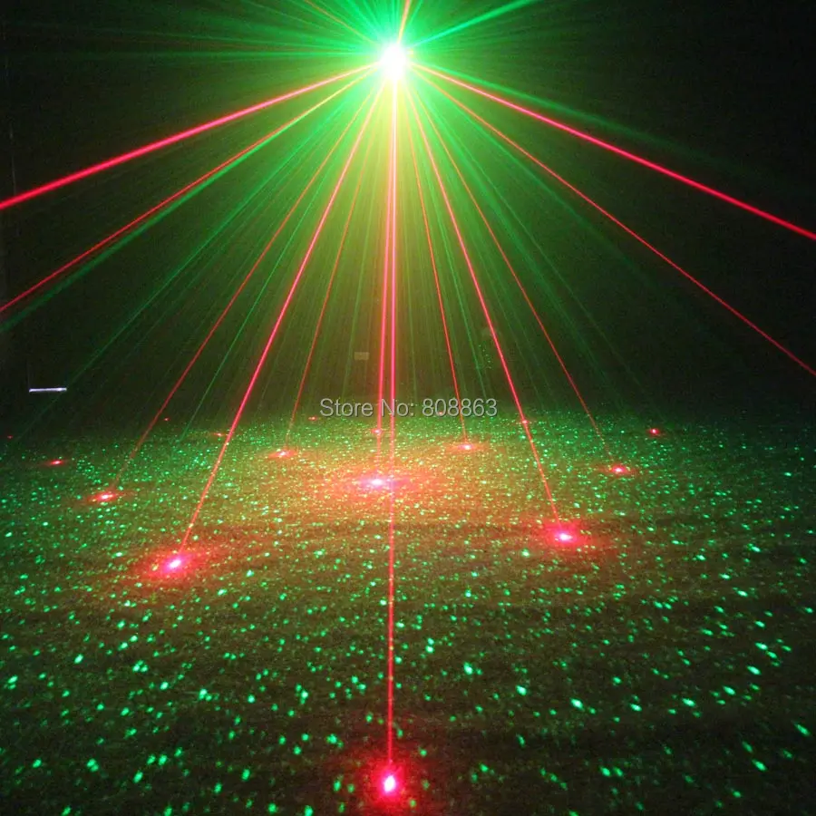 Green Laser Light Show
