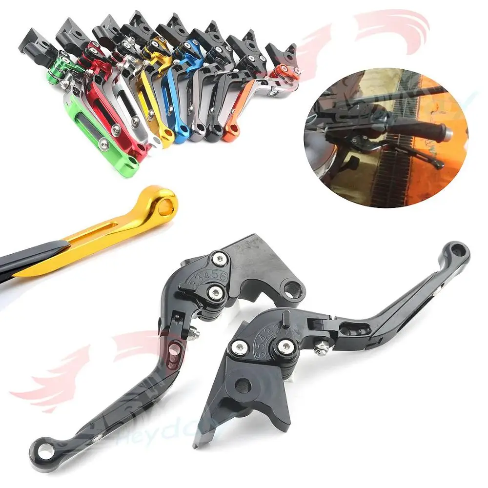 Adjustable Folding Extendable Cnc Long Adjuster Brake Clutch Levers For ...