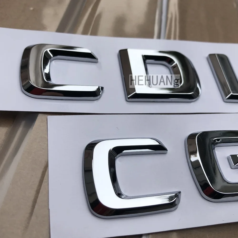 CDI CGI Car Rear Trunk Emblem Lettering Badge Sticker CDI CGI for W210 ...