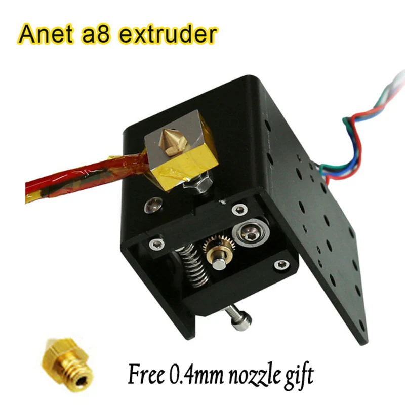 Anet A8 Mk8 Extruder Kits Motor 3d Printer Parts J-head Hotend I3+free ...