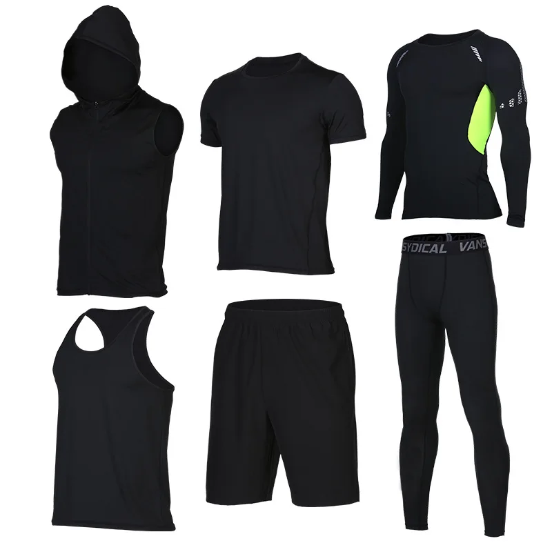 Quick Dry Men’s Compression Sportswear Sets - Men's Fitness Apparel ...