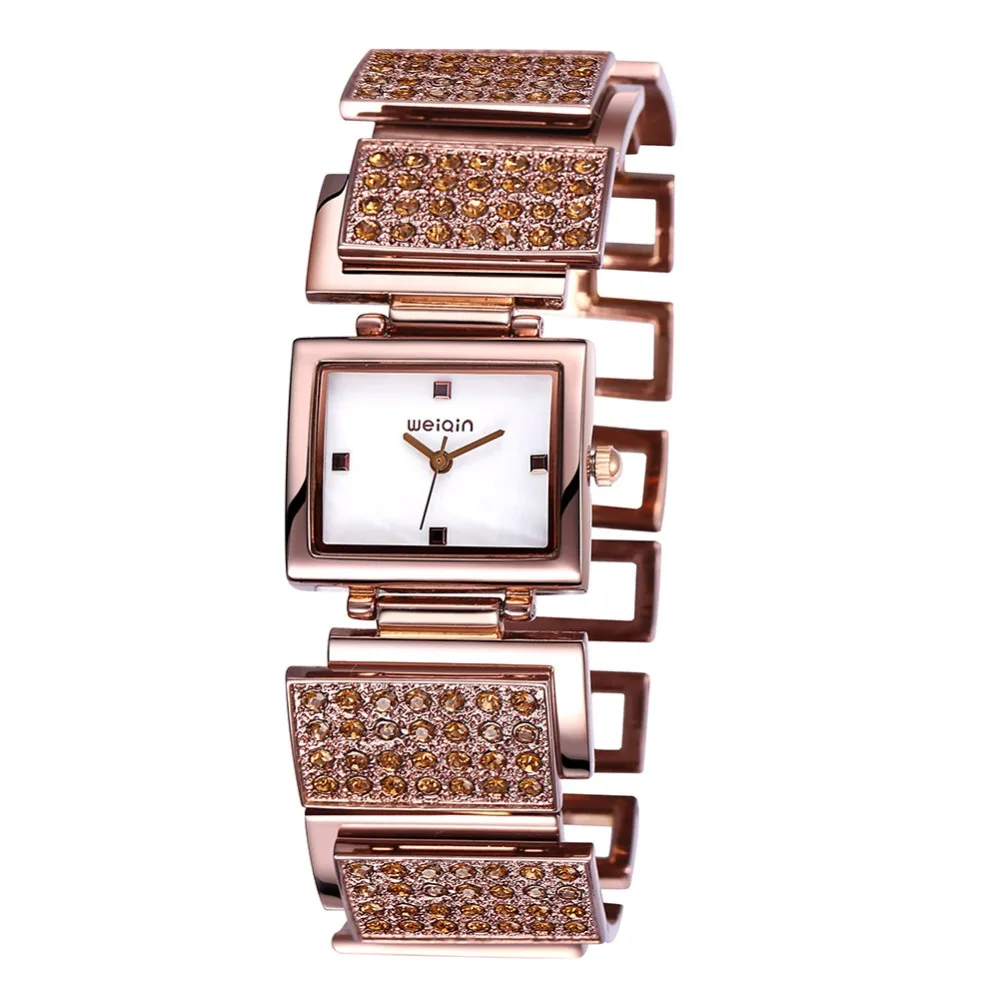 Weiqin Relogio Feminino Luxury Brand Women Dress Watches Full Steel