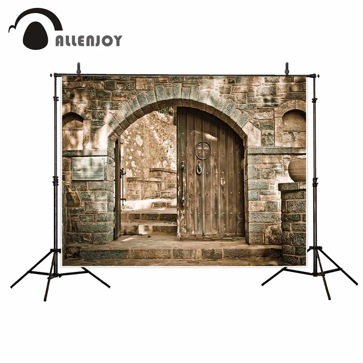 Allenjoy Fondo retro vintage para fotografía, puerta de madera clásico ...