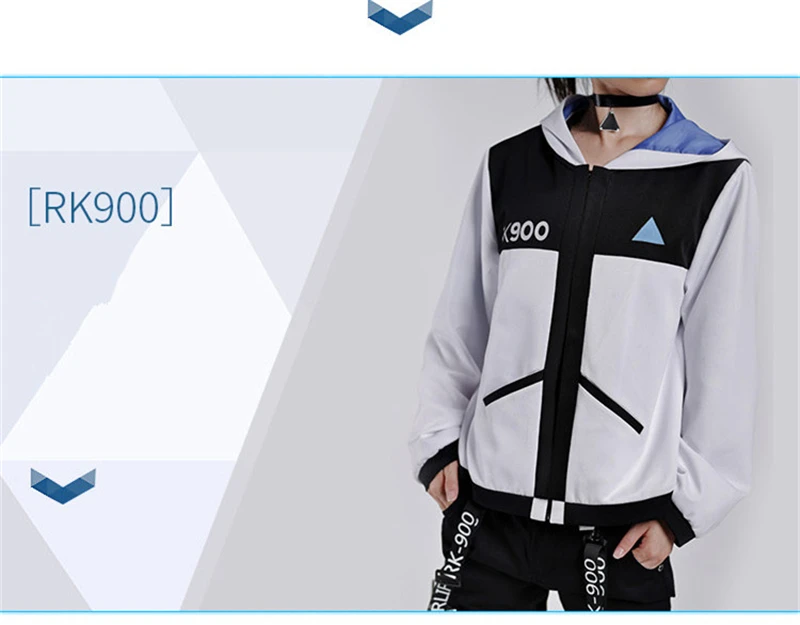 Detroit: Become Human Connor RK800 and RK900 Cosplay Costume Daily ...