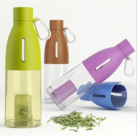 Leak proof plastic cup with filter net movement of portable ...