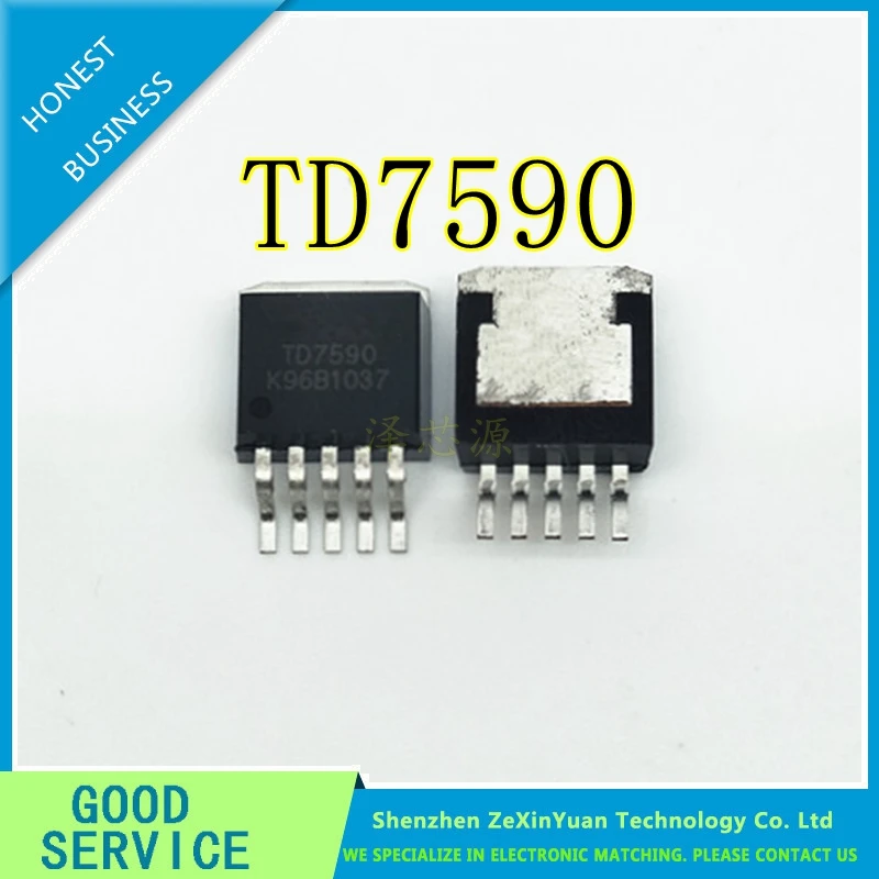 30 unids/lote TD7590 5A 240KHz 36V PWM Buck DC/DC convertidor TO263 TD DC/DC chip de gestión de ...