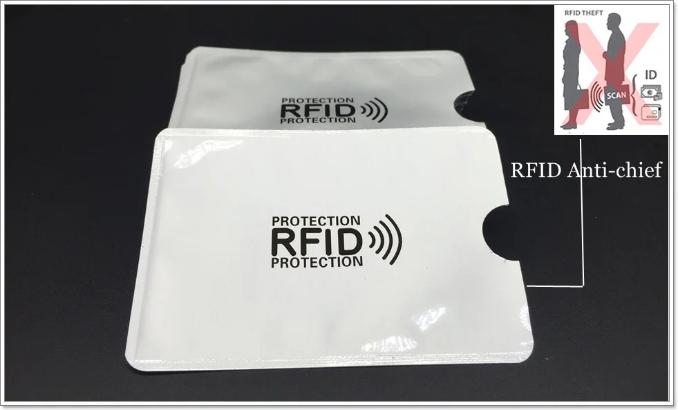 5 шт Анти-с функцией блокировки Rfid считыватель замок банка держатель для карт ID банковская ...